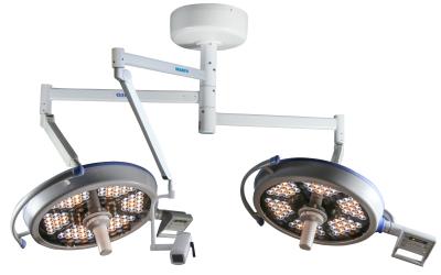 China 2800mm Low Ceiling Led Operation Theatre Lights Double Dome With Camera for sale