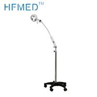 China White Yellow Color Medical Examination Light Wall Mounted With 5 Castors for sale