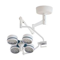 China Aluminum Alloy Dual Led Surgical Lights Ceiling Mounted With Softer Light for sale