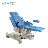 China Hydraulic Medical Delivery Table With Colorful Memory Mattress 1950mm Length for sale