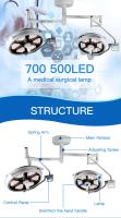China Medical Products Operating Room Lights / 2 Pcs Led Lights For Operation Theatre for sale
