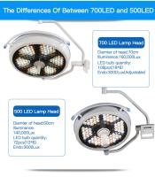China Hospital 140W Led Operation Theatre Lights 1300mm Illuminance Depth for sale