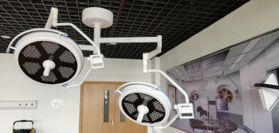 China 95 Ra LED Ceiling Operating Theatre Lamp 2 Pcs Endo Bulb With Camera Video for sale