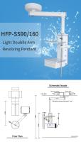 China Single Arm Electric Medical Ceiling Pendant 360kgs Height Adjustment for sale