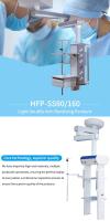 China Single Arm Electric Medical Ceiling Pendant 360kgs Height Adjustment for sale