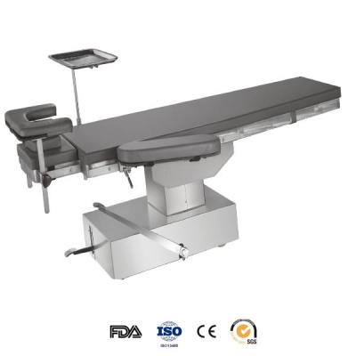 China Stainless Steel Manual Hydraulic Operation Table Orthopedic Surgery Table Hydraulic Lift Instrument Tray For Eye for sale