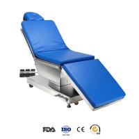 China 304 Stainless Steel Electric Operating Table For Eye Surgery Foot Pedal Switch With Sliding for sale
