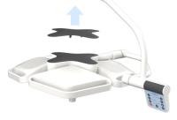 China Dimming Type Portable Surgical Lights 380W/M² Total Irradiance High Brightness for sale