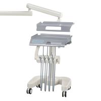 China Sanitary Leather Cushion Rotatable Spittoon Dental Chair for sale