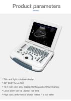 China Multilingual USB Port Color Doppler Ultrasound Scanner PRF Adjustable for sale
