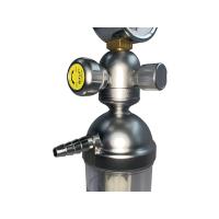 China Stainless Steel Hospital Oxygen Flow Meter With Humidifier Multiple Assembly for sale