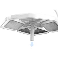 China Double Arm Ceiling Mounted Surgical Light In Hospital Operation Room CE for sale