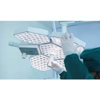 China Hospital Ceiling Mounted Surgical Light Double Dome 140 W 96RA 4500K 160000 LUX for sale