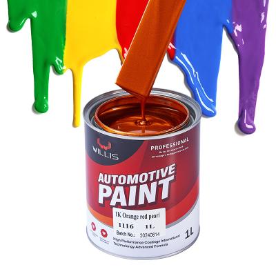 China Willis Acrylic Crystal White Pearl Automotive Paint Strong Adhesion for sale