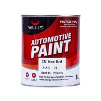 China Willis Paint 2K Solid Paint For Spray Gun Easily Infiltrate Purple Orange Red for sale