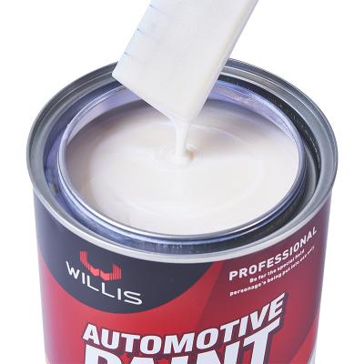 China Metal Bucket 1k Primer Pearl White Car Paint Weather Resistance For Billboards Metallic Paint Colors for sale