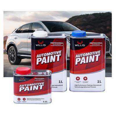 China Hot Selling Willis Anti Rust Ship Metallic Acrylic Transparent Car Paint Car Paint Hardener High Gloss Clear Coat for sale