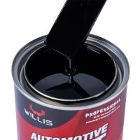 China Durable Epoxy Automotive Acrylic Paint Two Pack Metallic Red 2K Bluish Extra Black Acrylic Auto Paint for sale
