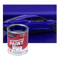 China Hard Metallic Blue Car Paint , Accurate Color Matching Vehicle Touch Up Paint Auto Refinish Paint for sale