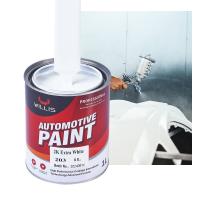 China Metallic White 2K Solid Paint Car Body Touch Up Spray Water Resistance Auto Refinish Paint 2k Spray Paint for sale