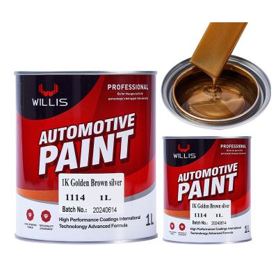 China Sparkle Electroplated Silver Metallic Automotive Paint Custom Color For Spray for sale