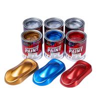 China Two Components Auto Refinish Paint Acrylic Lacquer Spray Paint Metallic Car Paint for sale