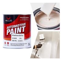 China Pearl Automotive Paint 1K Basecoat Red/Blue Weather Resistant Clear Coat Hardener Thinner for sale