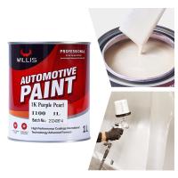 China Automotive Weather Resistant 1K Purple Pearl Car Paint with Clear Coat and Hardener for sale