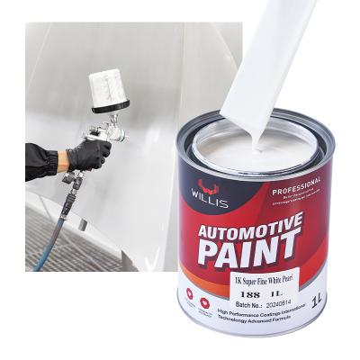 China Main Raw Material Acrylic 1K Pearl Paint Clear Coat Hardener Thinner 2K/1K Color Paint for sale