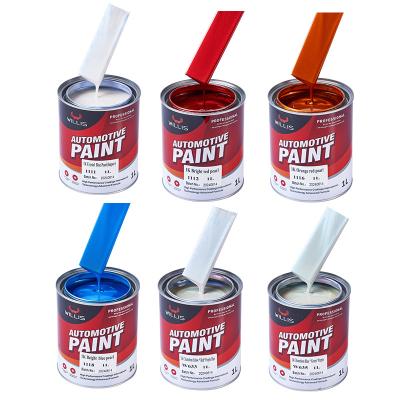 China Spray Car Paint Liquid Coating OEM Available 1K One Component Acrylic Pearl Paint Automotive Thinner Factory Supply for sale