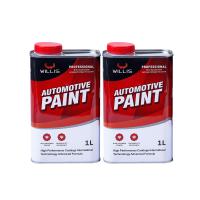 China High Hardness Low Voc Clear Coat , Luster Varnish Automotive 2k Clear Coat for sale
