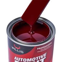 China Quick Drying Auto Body Metal Filler 2k Automotive Spray Paint Purple Red for sale