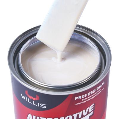 China Bright Blue Pearlescent Car Paint Clear Acrylic Lacquer Pearl White Auto Paint High Solid Clear Coat for sale