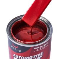 China Metal Bucket 1k Primer Pearl Red Car Paint Weather Resistance for sale
