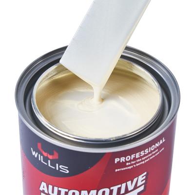 China Crystal White Pearl Automotive Paint Strong Adhesion Acrylic Raw Material Auto Car Paint Metallic Automotive Paint for sale