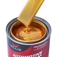 China 1K Pearl Car Paint for Customizable Liquid Coating in Golden Pearl Green Phase for sale