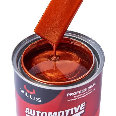 China Non Toxic Midnight Blue Pearl Car Paint Liquid Rustoleum Automotive Paint 2K/1K Color Paint 1K Pearl Paint for sale