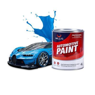 China 20KG Metallic Blue Car Paint Suitable For Metal Surfaces Long Lasting for sale