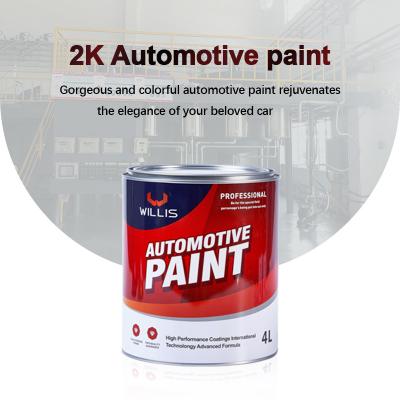 China Metal Surfaces Choose 2K Solid Paint With High Gloss And Strong Resistance for sale