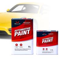 China High Hardness 2k Clear Coat Spray Automotive Refinishing Low Voc Diamond Gloss Finish Scratch Uv Resistant 5l Kit With Hardener for sale