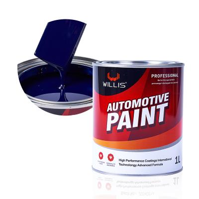 China 2K Blue Acrylic Paint for Automotive and Plastic Spray Coating for sale