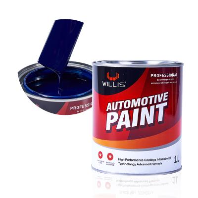China High Quality 2K Acrylic Car Paint Reddlish Blue Automotive Metallic Color Good Price Spray Paint Supply Car Repair Coating for sale
