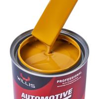 China Earthy Yellow 2K Solid Paint with Metallic Finish in 1L 4L 20L 200L Sizes and 2 Years Shelf Life for sale