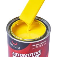 China 2K Automotive Paint Lemon Yellow for Automotive Repair with 1L 4L 20L 200L Sizes and 2 Years Shelf Life for sale