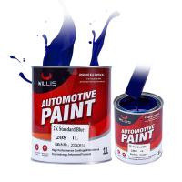 China Standard Blue 2K Solid Paint with 1L 4L 20L Size Options and 2 Years Shelf Life for Automotive Refinish for sale