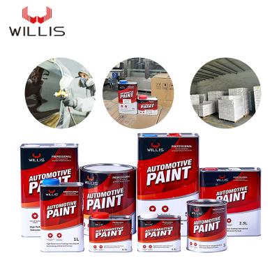 China High Solid 2K Acrylic Clear Coat Automotive Refinish Transparent Car Paint Varnish Liquid Sprayed Basecoat for sale