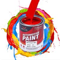 China Chinese Red Acrylic Resin Automotive Paint Solid 2K Automotive Repair Paint with Automotive Thinner Spray for Plastic Coating for sale