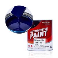 China Hot Selling 2K Auto Acrylic Spray Paint Blue Metallic Glossy Car Liquid Coating Topcoat Multiple Colors Factory Supply OEM for sale