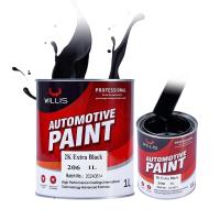 China Acrylic 1K 2K Polyurethane Spray Paint Metallic Color Car Body Automotive Repair Refinish Liquid Coating WILLIS Model 206 for sale