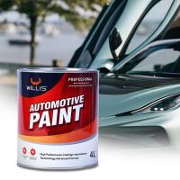 China 2k Car Refinishing Paint Auto Body Refinish Paint Solid Colors High Gloss Blue Spray Liquid Coating Acrylic Resin for sale